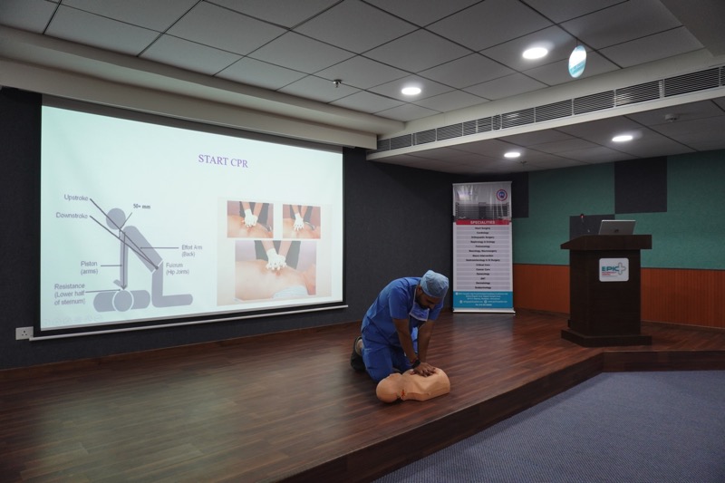 BLS Training By Dr. Hitesh Rajde – Epic Multispecialty Hospital